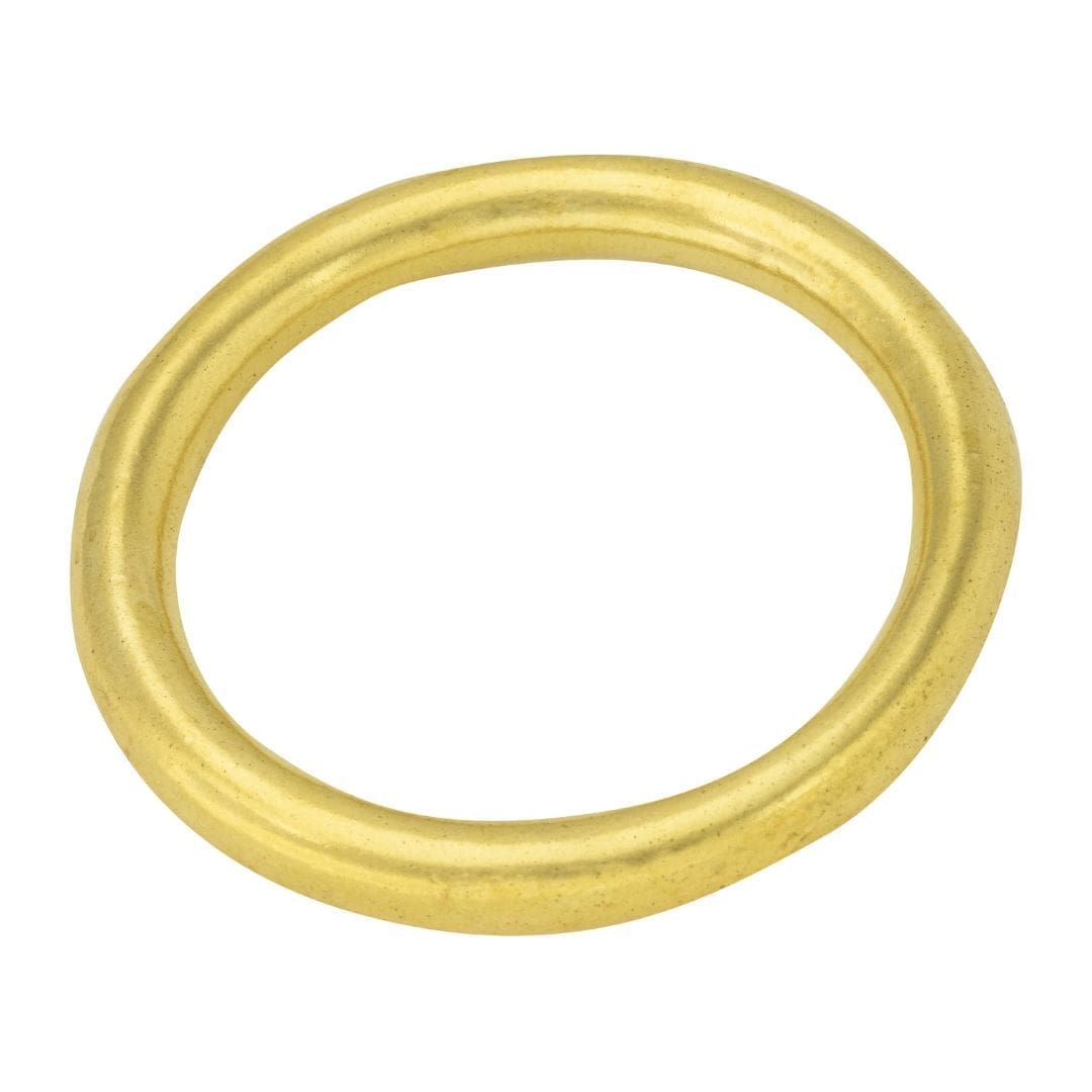 RING WELDED HEAVY DUTY SOLID BRASS | Lapco for Leather