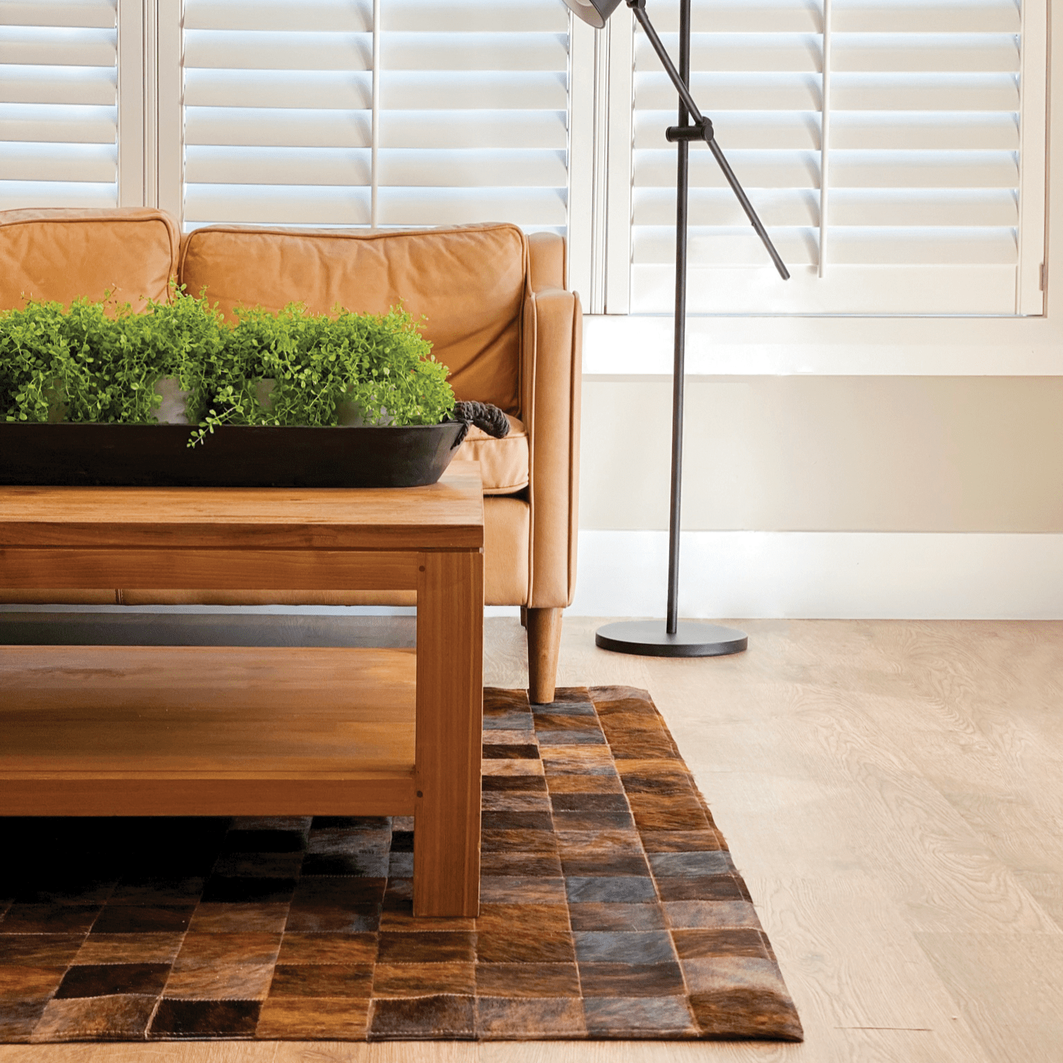 COWHIDE PATCHWORK RUG 1.6X2.3 (10CM) | Lapco for Leather
