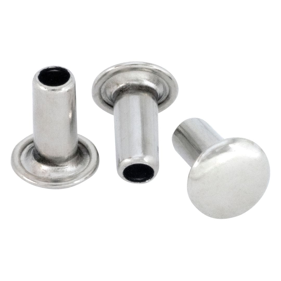 TUBULAR RIVET NICKEL 1000 4MM | Lapco for Leather